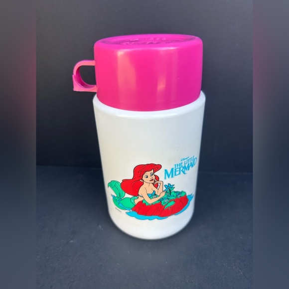 Disney | Kitchen | Vintage Disney The Little Mermaid 9s Ariel Pink ...